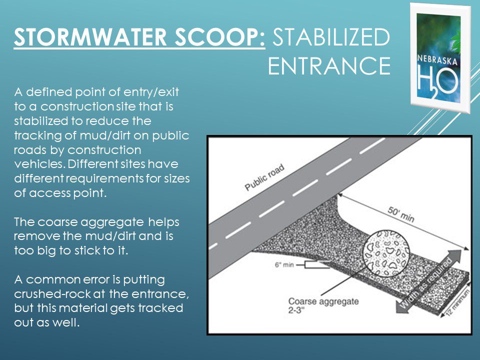 Stabilized Construction Entrance | Nebraska H20